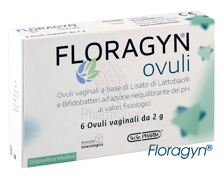 Floragyn Vaginálne čapíky 6ks | PharmShop