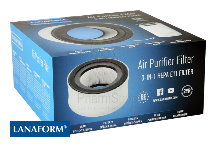 Lanaform Air Purifier HEPA E11 filter 3-v-1 | PharmShop