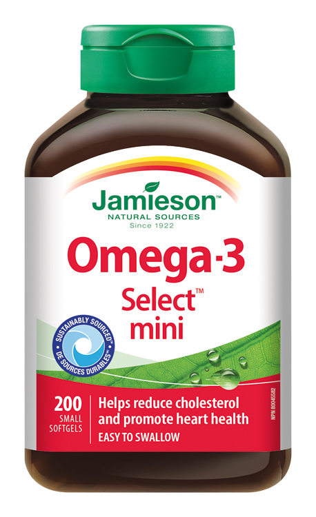Jamieson Omega-3 Select™ mini 200cps. | PharmShop